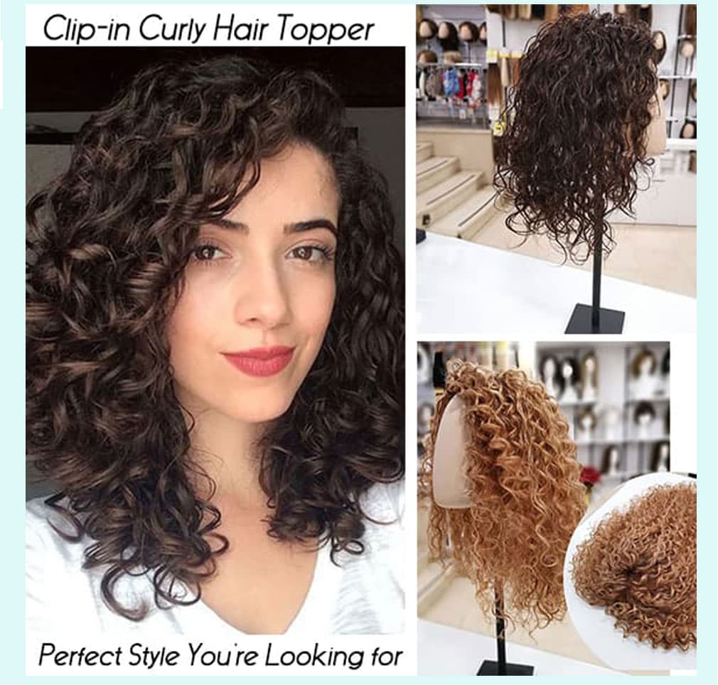 SUMMER NEW LISTING - Natural Curly Hair Topper